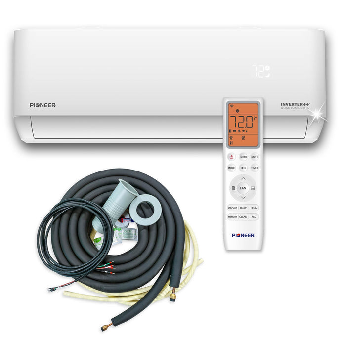 Pioneer® Multi-Zone 12,000 BTU Quantum Ultra Wall-Mounted Indoor Secti ...