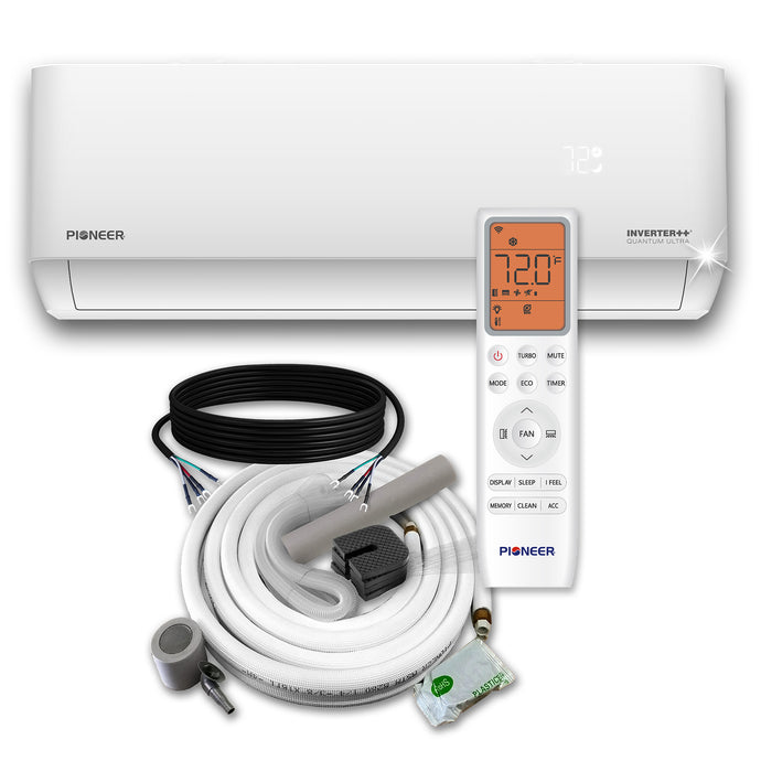Pioneer® Multi-Zone 18,000 BTU Quantum Ultra Wall-Mounted Indoor Secti ...