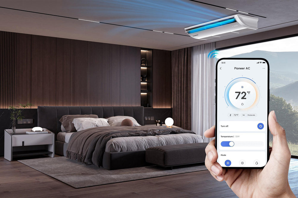 Pioneer® Multi-Zone 18,000 BTU Quantum Ultra Floor-Ceiling Flex Mount ...