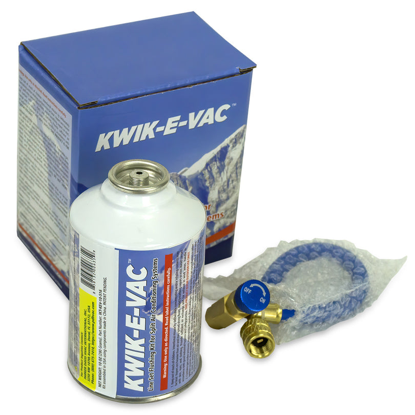 KWIK-E-VAC Line Set Flushing Kit Installation Simplifier for Mini Spli ...