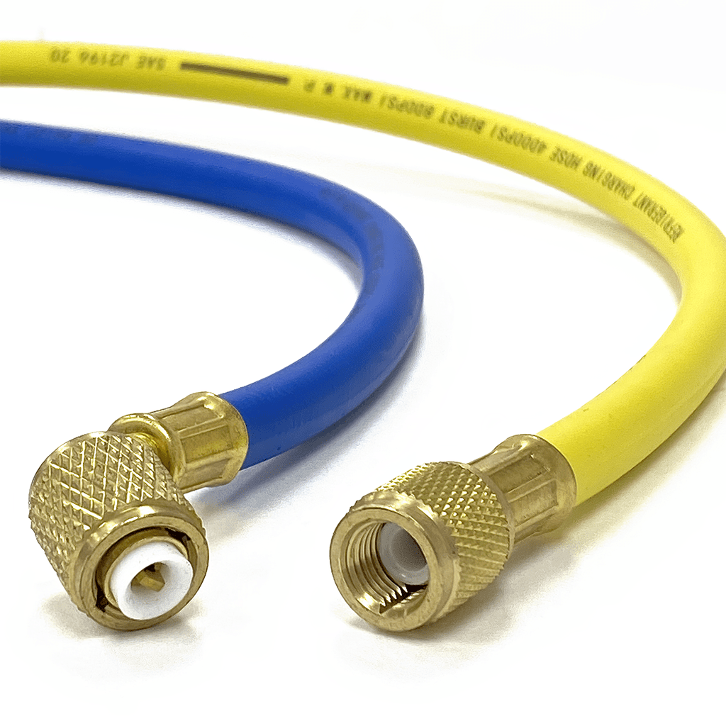 Mini Split Low Side Suction Charging Service Gauge Hose Set 5/16" Port ...